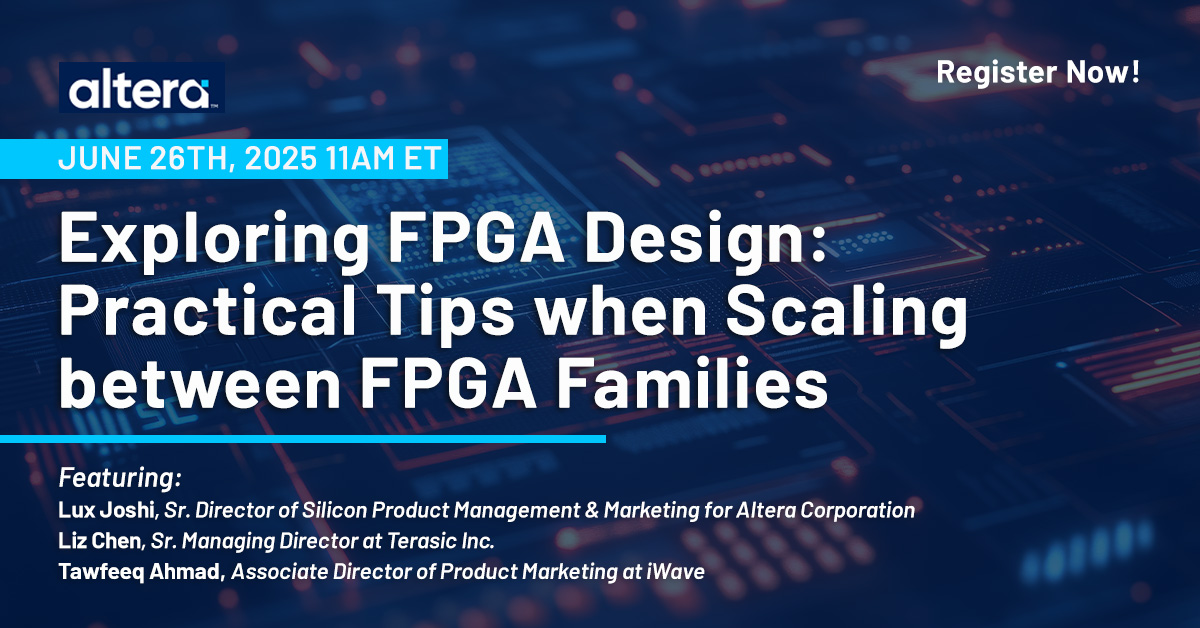 Webinar Exploring Fpga Design Practical Tips When Scaling Between