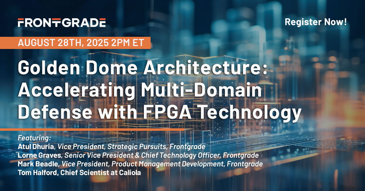 Webinar: Golden Dome Architecture: Accelerating Multi-Domain Defense ...