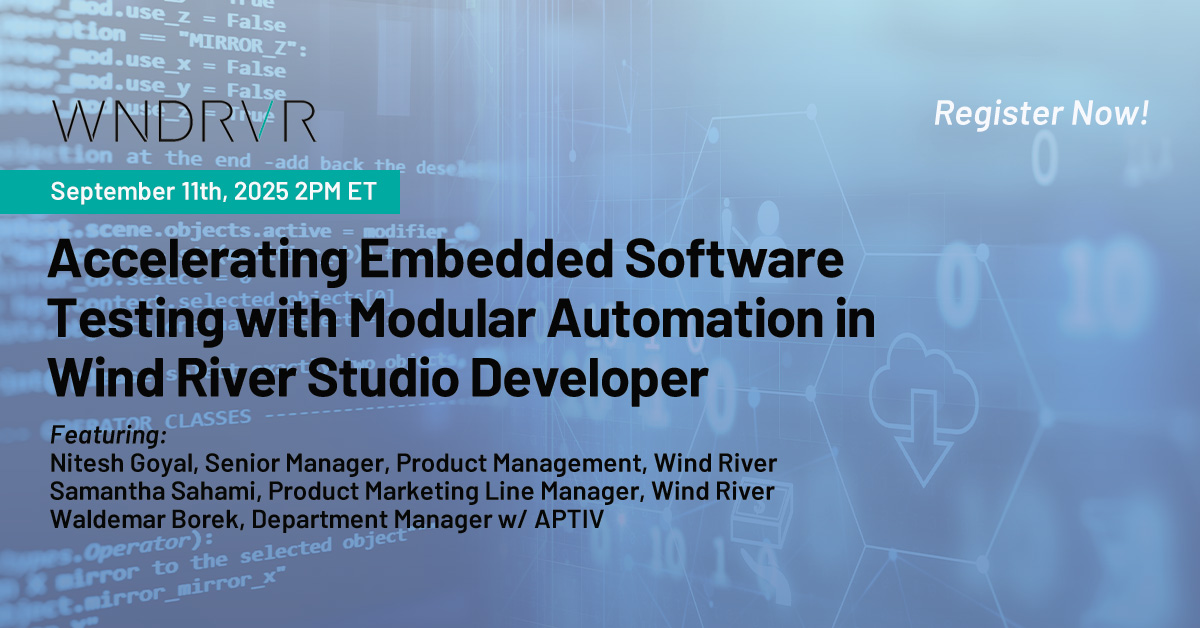 Webinar: Accelerating Embedded Software Testing with Modular Automation ...