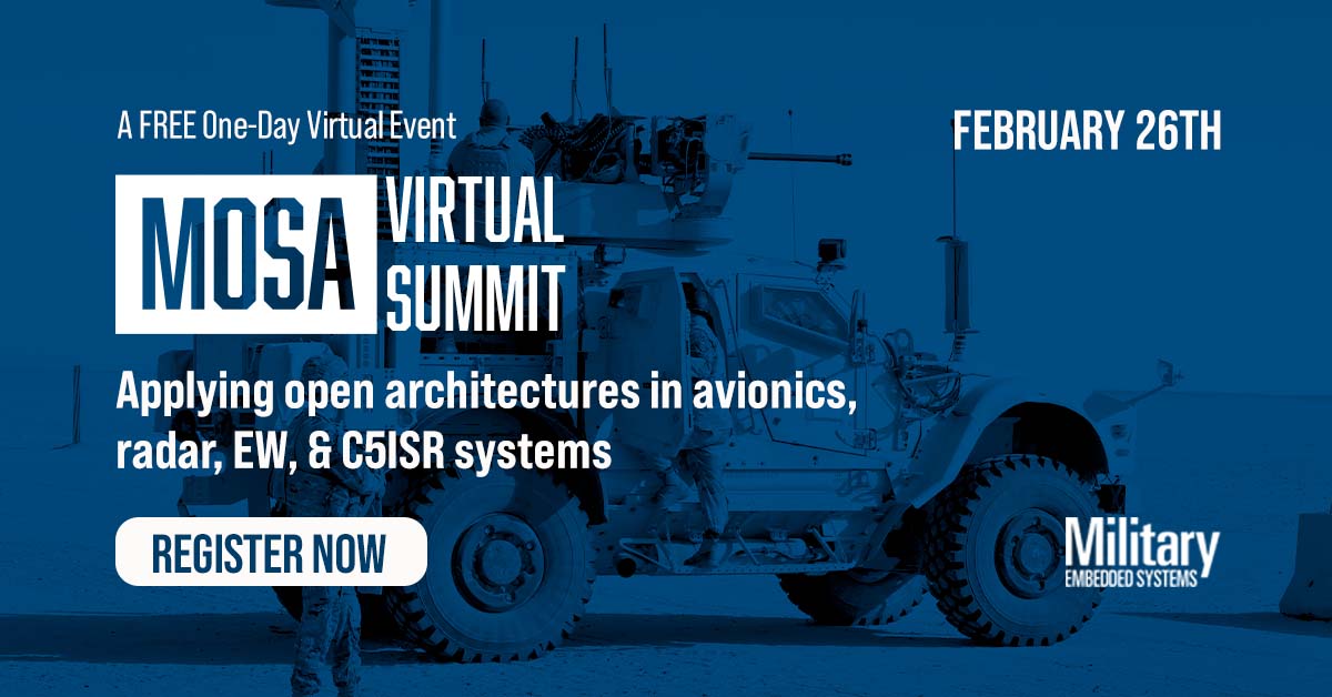 Webinar: MOSA at the Edge Across Multiple Domains: Air, Land, Sea ...