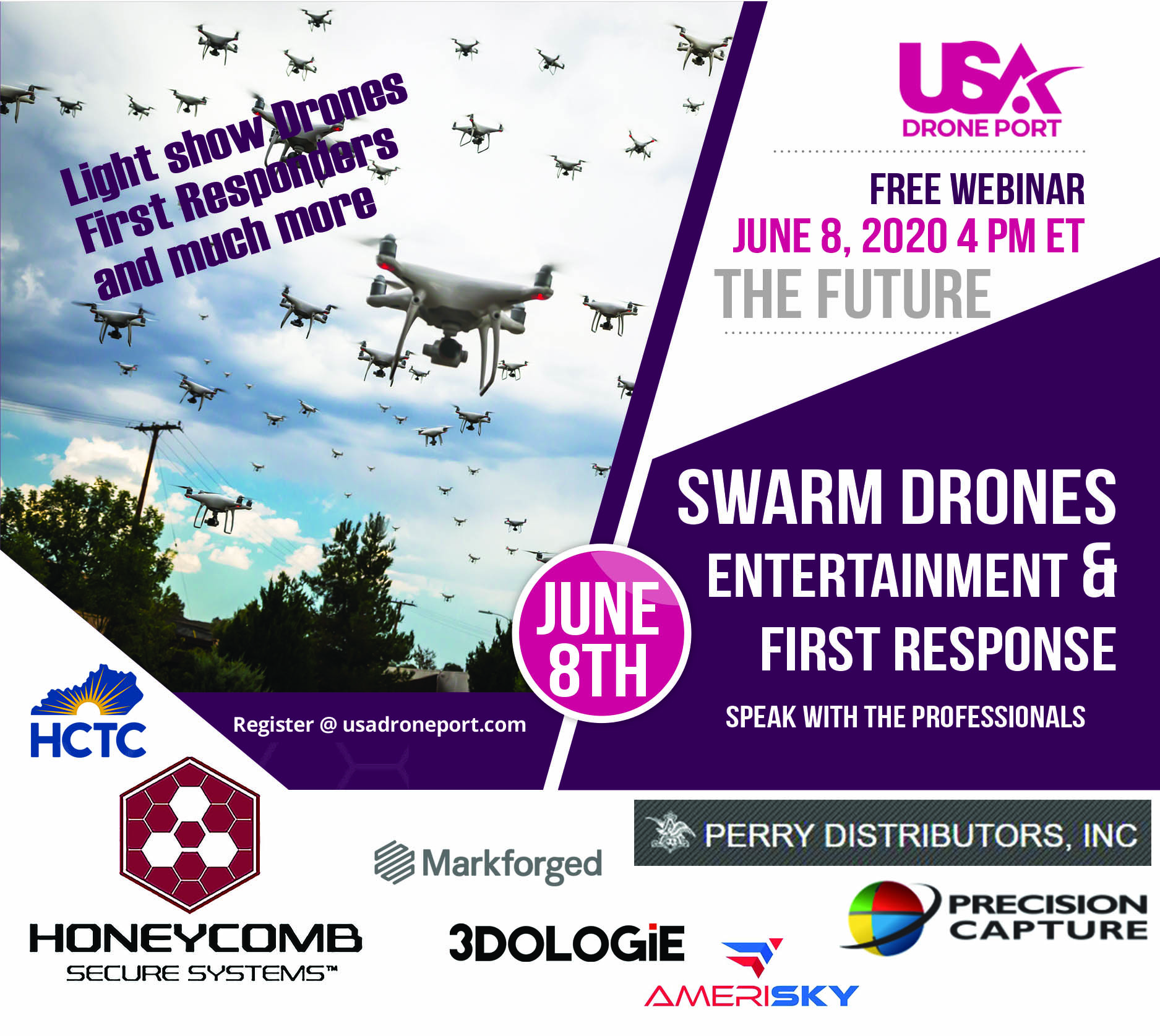 Webinar: Swarm Drones for Entertainment and First Responders by USA ...