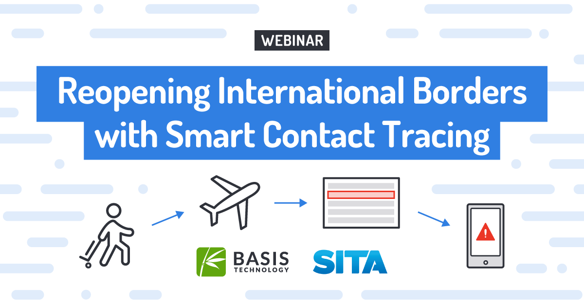 Webinar: Reopening International Borders with Smart Contact Tracing by ...