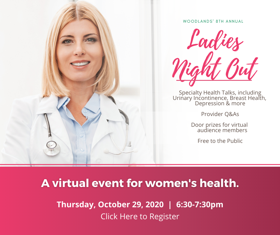 Webinar: Ladies Night Out - A Virtual Women's Health Event by Woodlands ...