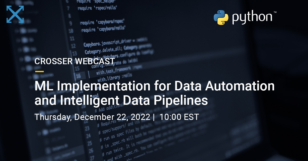 Webinar: ML Implementation for Data Automation and Intelligent Data ...