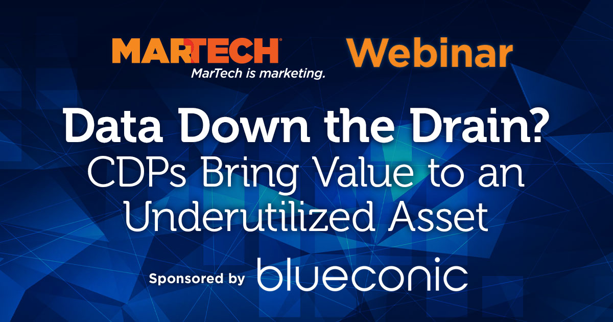 Webinar: Data Down the Drain? CDPs Bring Value to an Underutilized Asset by Third Door Media