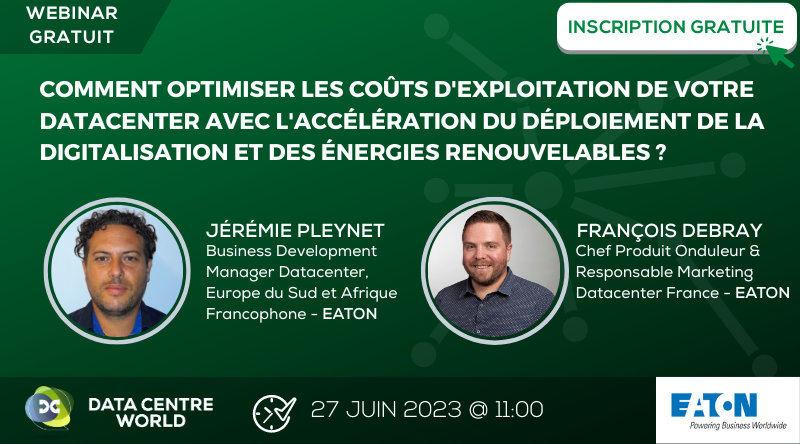 Webinar: Comment optimiser les coûts d’exploitation de votre Datacenter avec l’accélération du ...