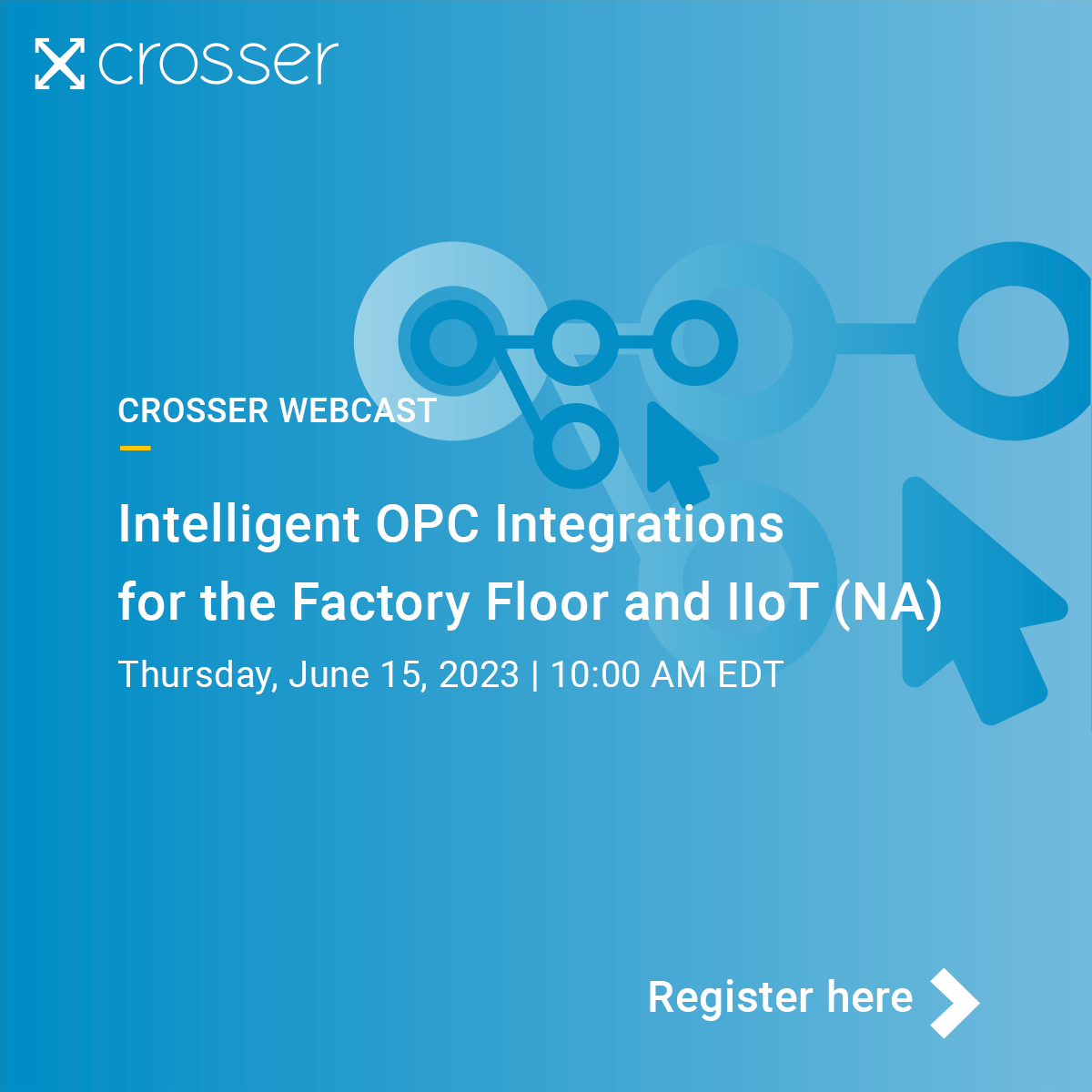 Webinar: Intelligent OPC Integrations for the Factory Floor and IIoT (NA) by Crosser Webcasts