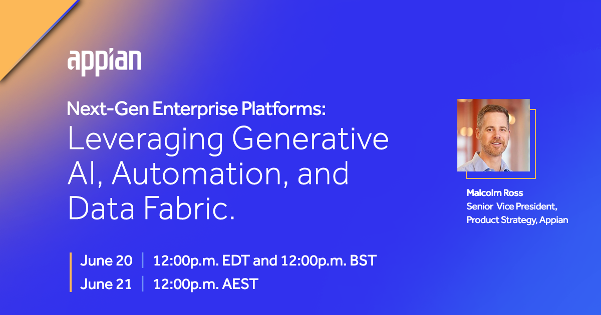 Webinar: Next-Gen Enterprise Platforms: Leveraging Generative AI, Automation, and Data Fabric ...