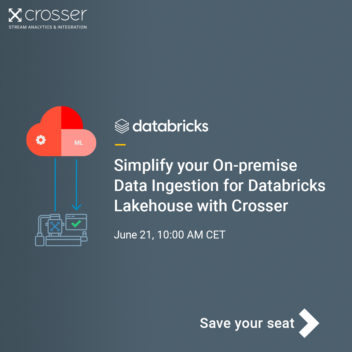 Webinar: Simplify your On-premise Data Ingestion for Databricks Lakehouse with Crosser by ...