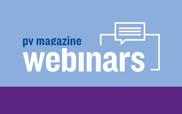 Webinar: pv magazine Webinar | Applications et rentabilité de la ...