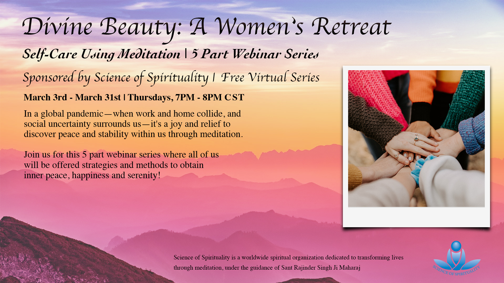 Webinar: Divine Beauty: Nurturing the Spirit Through Meditation by ...