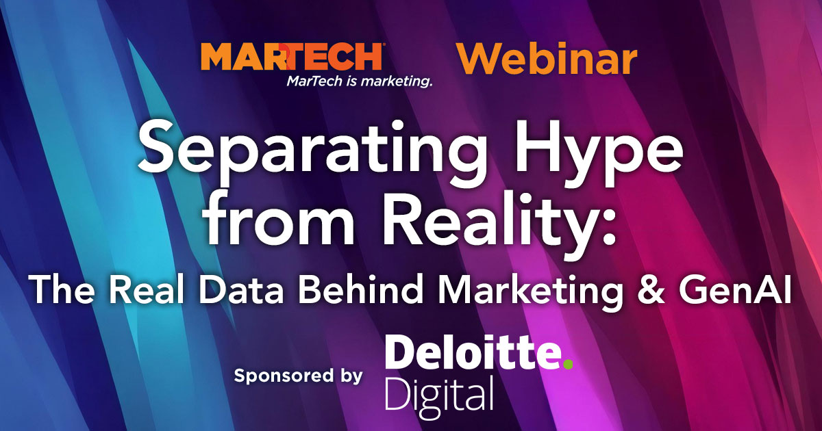Webinar: Separating Hype from Reality: The Real Data Behind Marketing & GenAI by Third Door Media