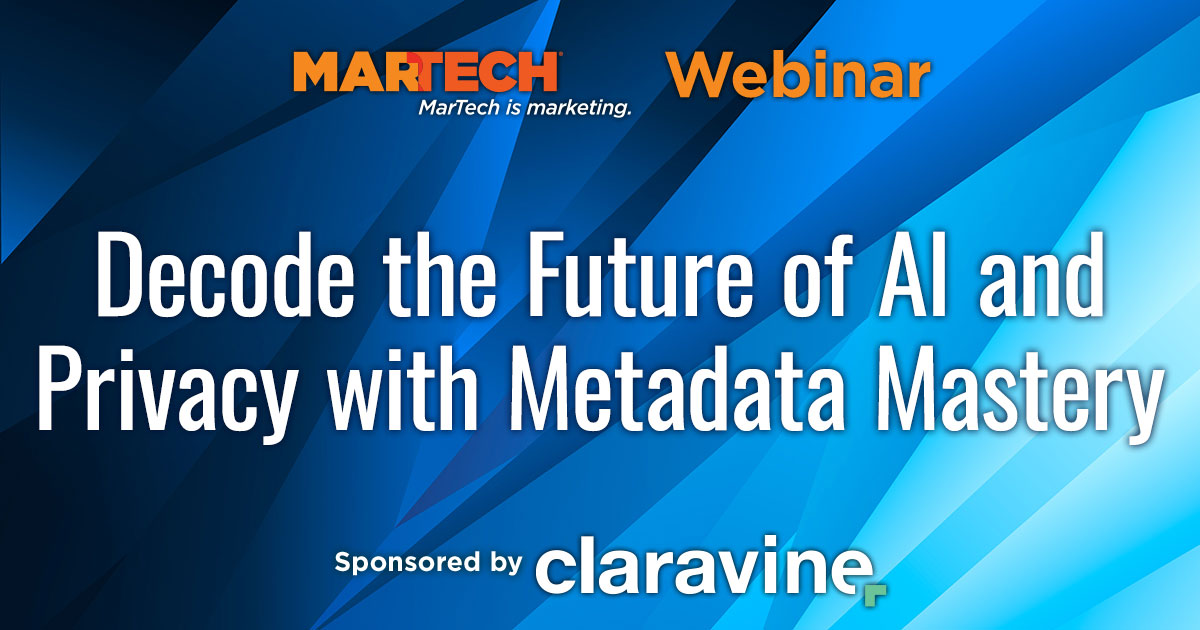 Webinar: Decode the Future of AI and Privacy with Metadata Mastery by ...