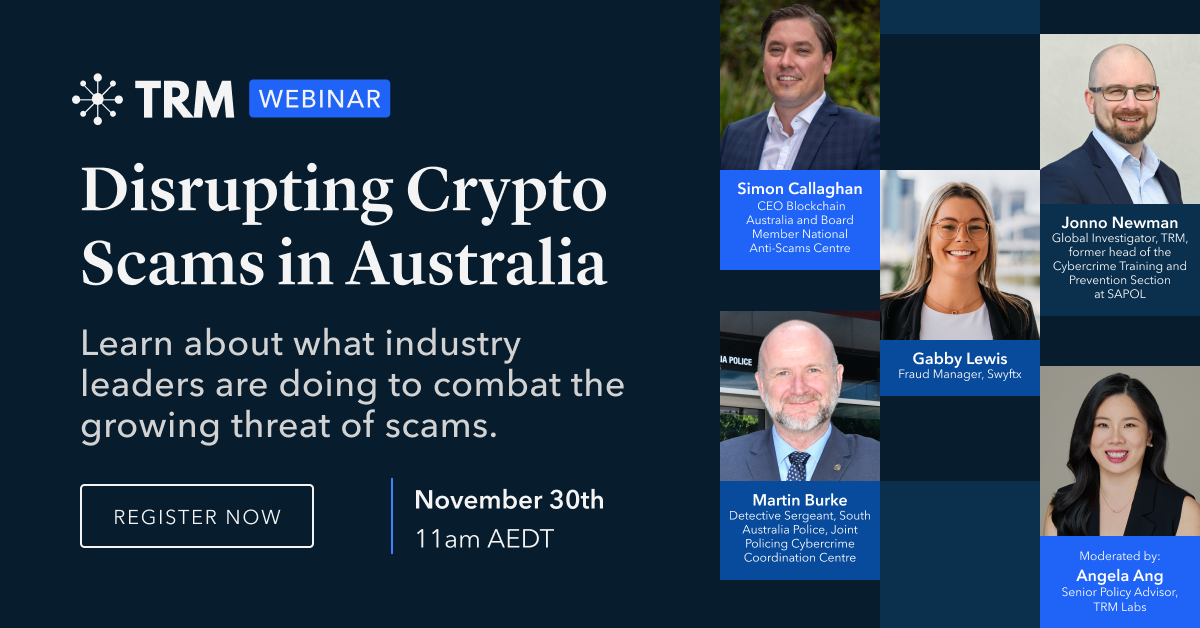 Disrupting Crypto Scams in Australia