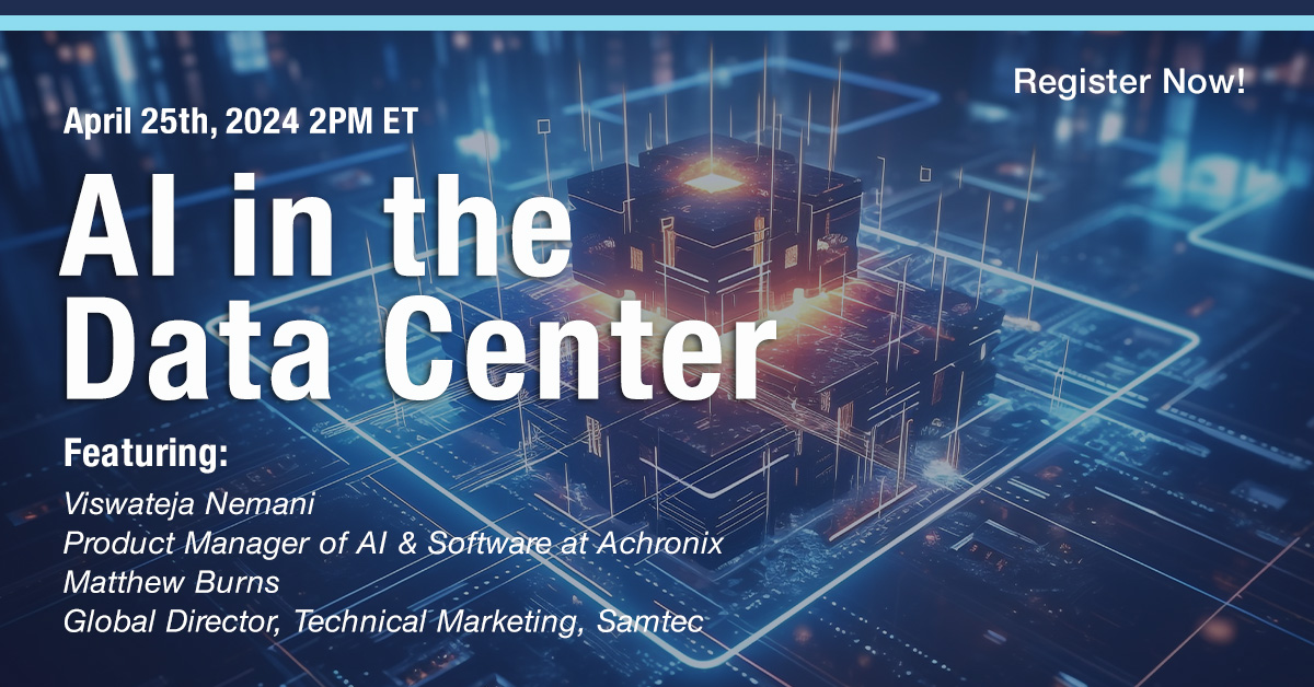 Webinar: AI in the Data Center by Embedded Computing Design