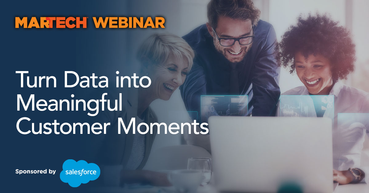 Webinar: Turn Data into Meaningful Customer Moments by Third Door Media