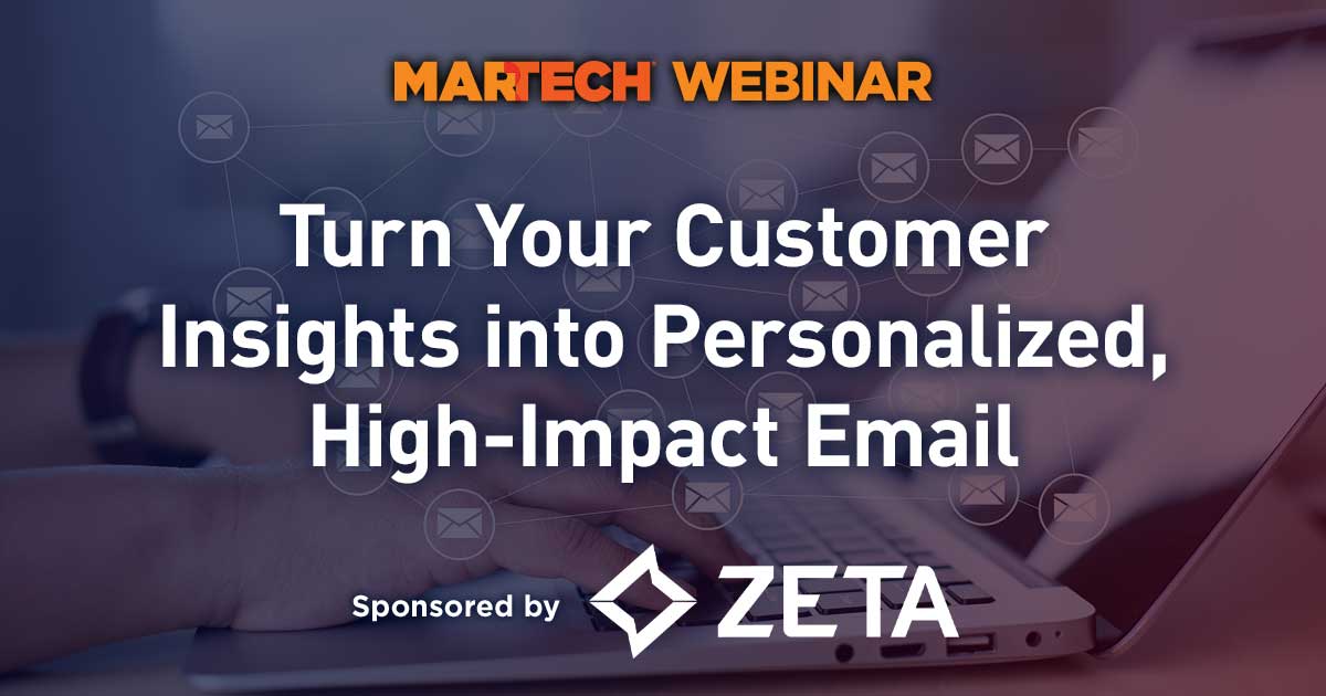 Webinar: Turn Your Customer Insights into Personalized, High-Impact ...