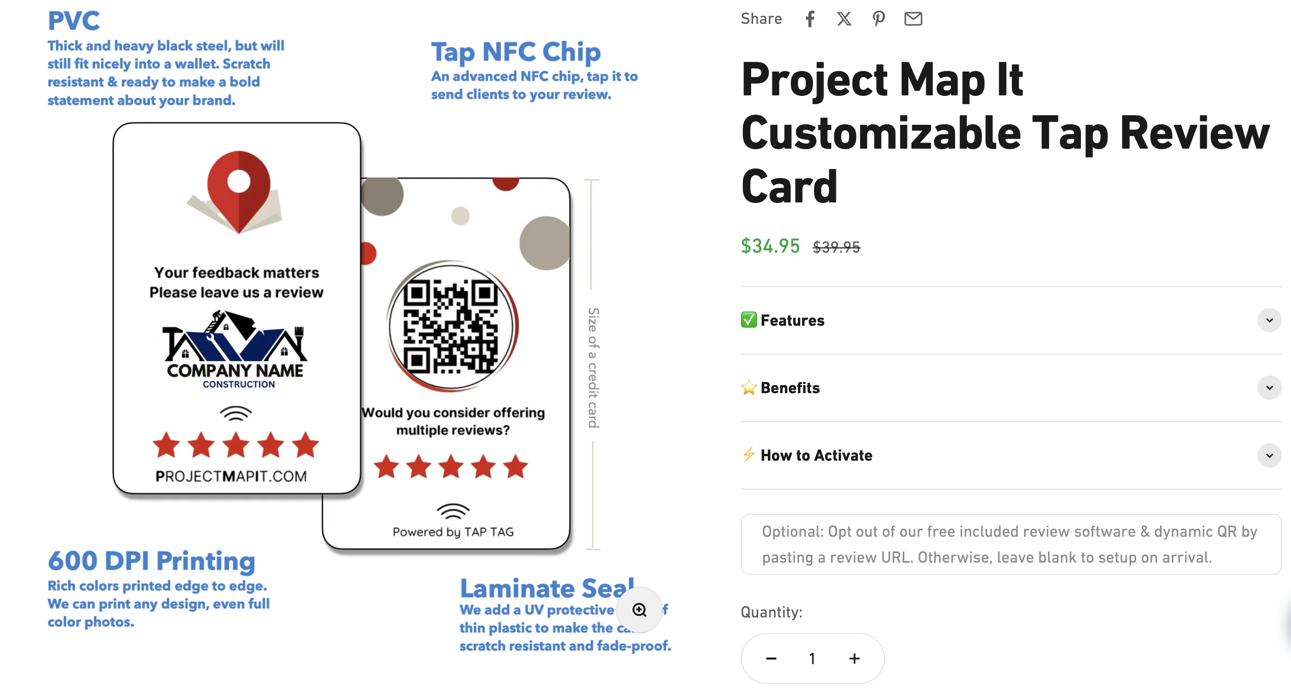 Webinar: New Reviews Landing Page by Project Map It