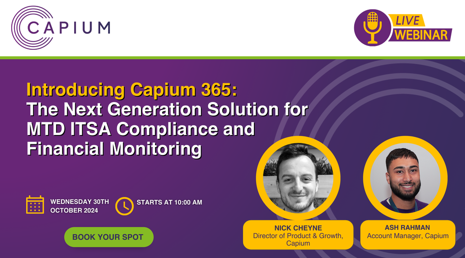 Webinar: Introducing Capium 365 – The Next Generation Solution for MTD ...