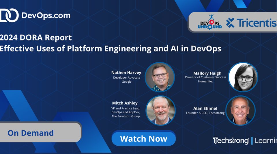 Webinar: 2024 DORA Report - Effective Uses of Platform Engineering and AI in DevOps by ...