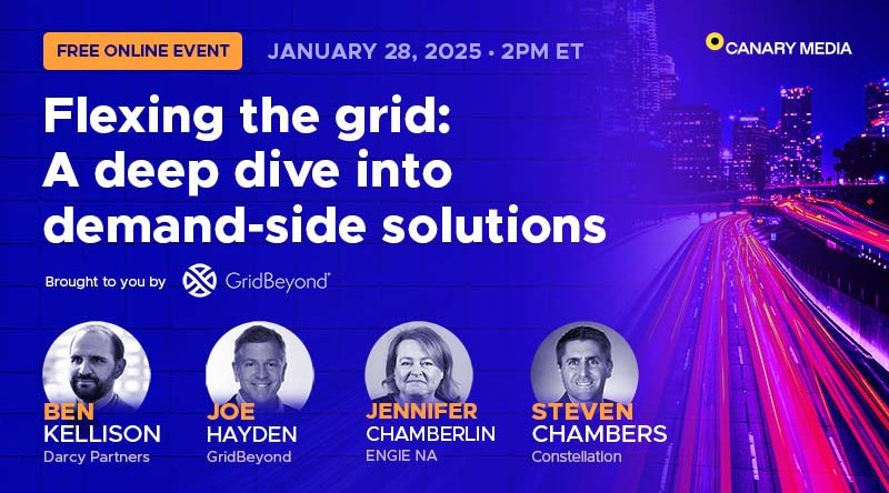 Webinar: Flexing the grid: A deep dive into demand-side solutions by Canary Forum