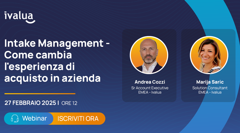Webinar: Intake Management - Come cambia l'esperienza di acquisto in ...