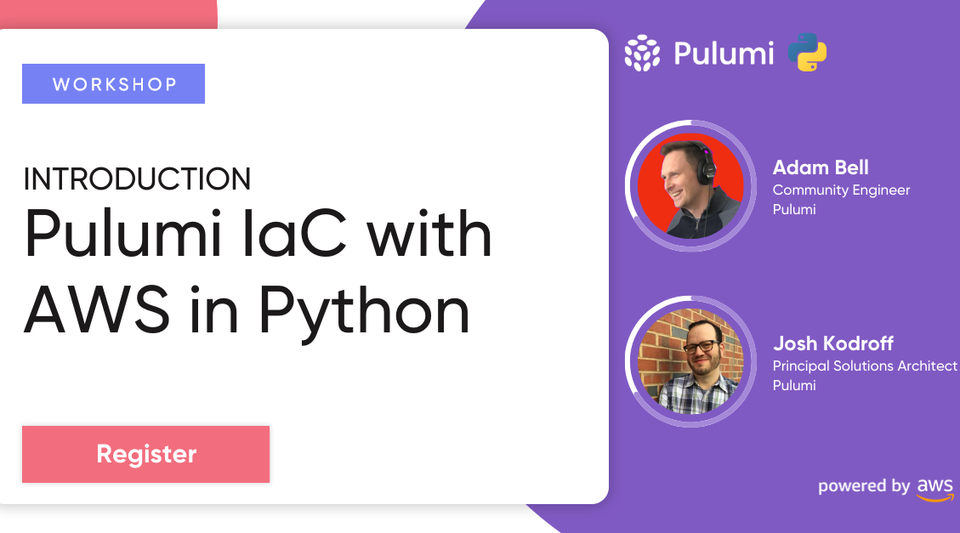 Webinar: Introduction to Pulumi IaC with AWS in Python by Pulumi