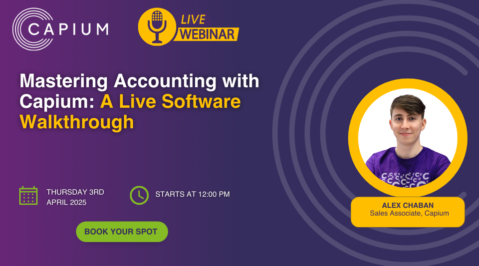 Webinar: Mastering Accounting with Capium: A Live Software Walkthrough ...