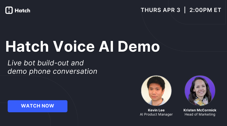 Webinar: Hatch Voice AI Demo by Hatch