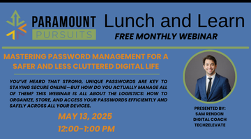 Webinar: Mastering Password Management for a Safer and Less Cluttered ...