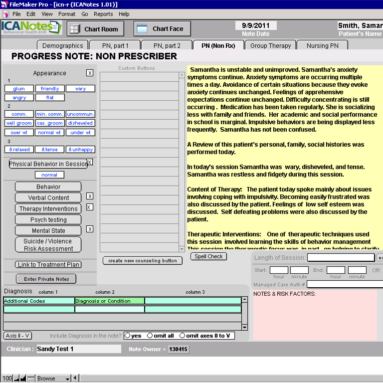 Webinar: ICANotes Clinical Notes Training - Non-Prescriber Progress ...