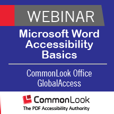 Webinar: Basic Accessibility in Microsoft Word by CommonLook