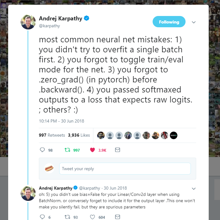 Webinar: PyTorch Code to Unpack Andrej Karpathy’s 6 Most Common NN Mistakes by MissingLink.ai