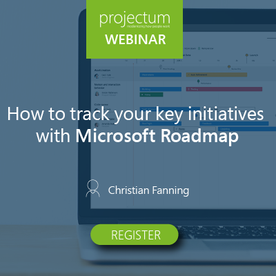 Webinar: Microsoft Project Roadmap by Projectum