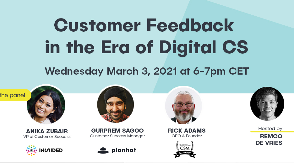Webinar: Customer Feedback in the Era of Digital CS by inSided