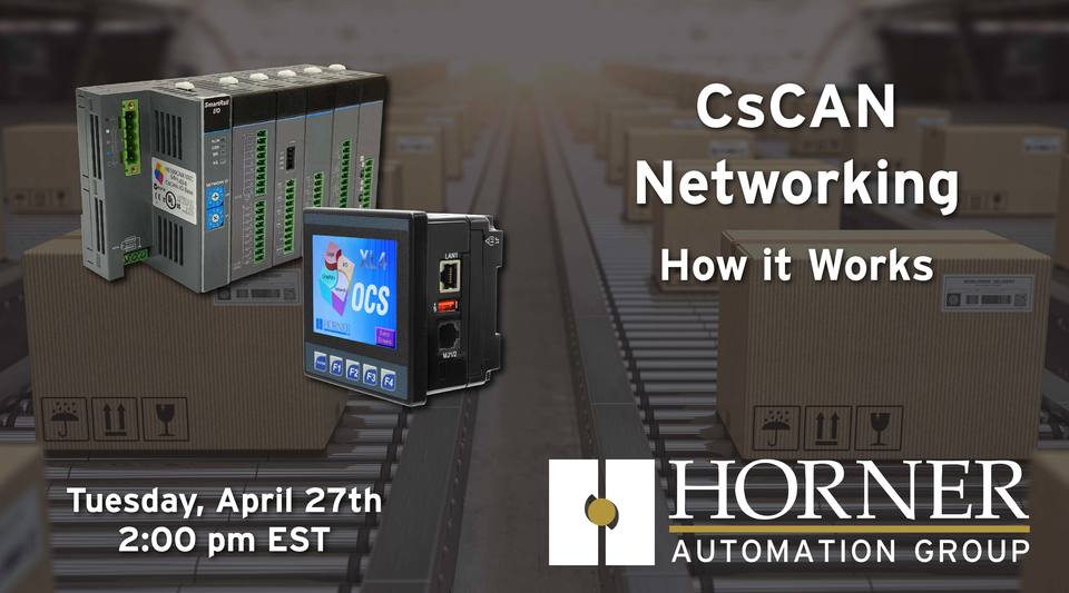 Webinar: CsCAN Networking: How it Works by Horner Automation