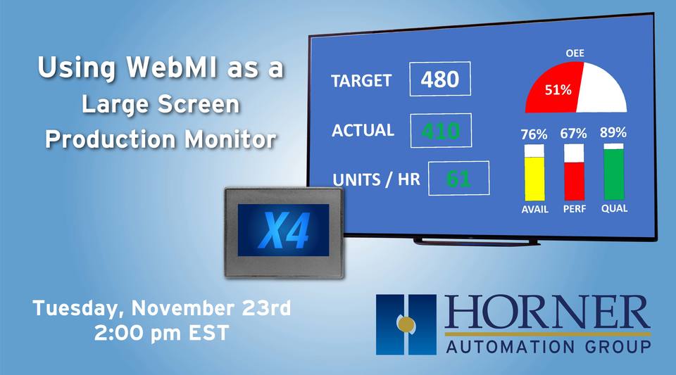 Webinar: Using WebMI as a Large Screen Production Monitor by Horner ...