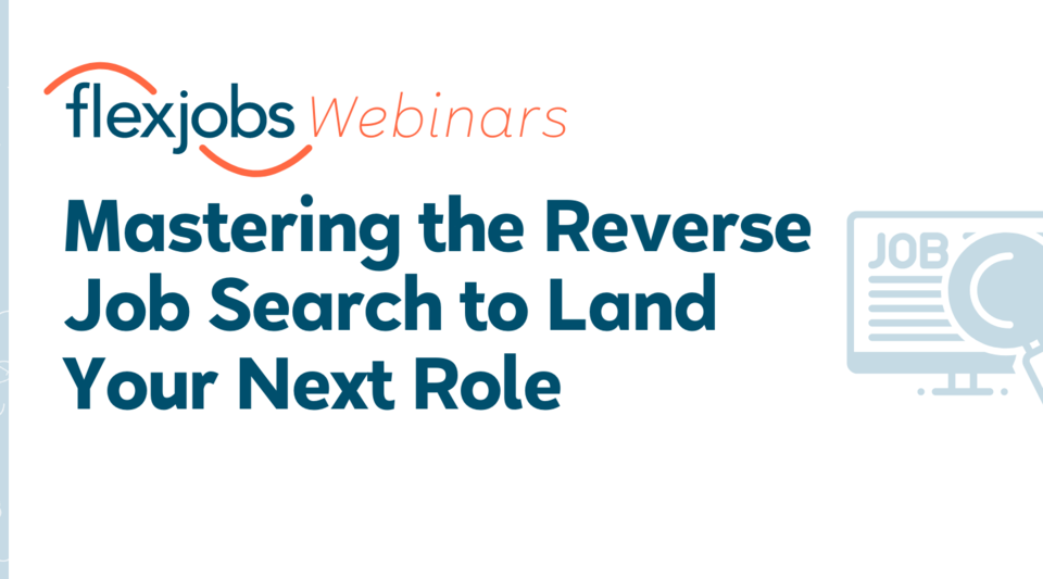 Webinar: Mastering the Reverse Job Search to Land Your Next Role by ...