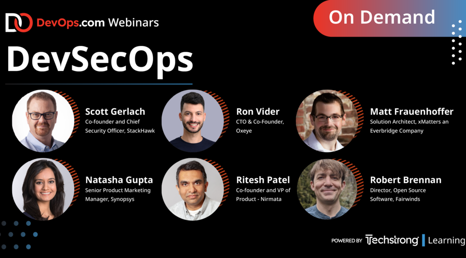 Webinar: DevSecOps by Techstrong Learning