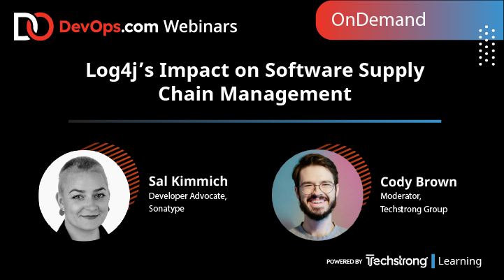 Webinar: Log4j’s Impact on Software Supply Chain Management by Techstrong Learning