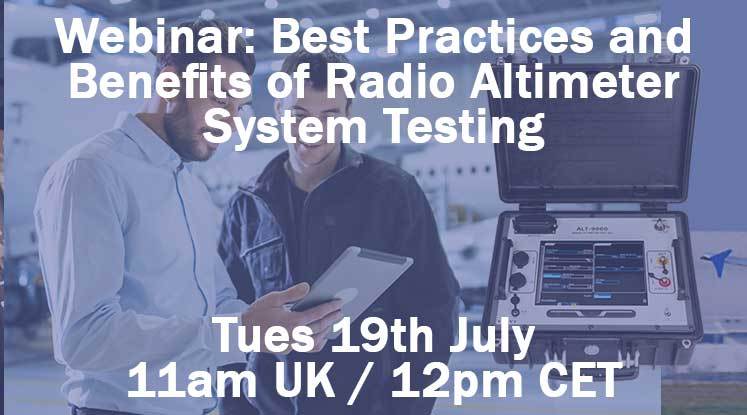 Webinar: Best Practices and Benefits of Radio Altimeter System Testing ...