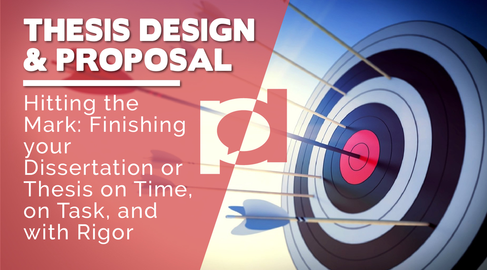 Webinar: Hitting the Mark: Finishing your Dissertation or Thesis on ...