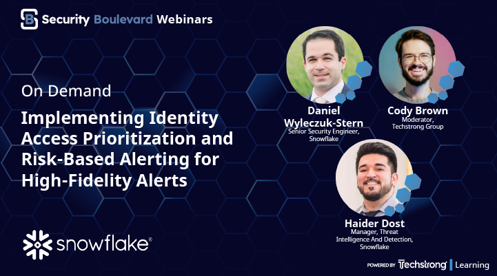 Webinar: Implementing Identity Access Prioritization and Risk-Based Alerting for High-Fidelity ...