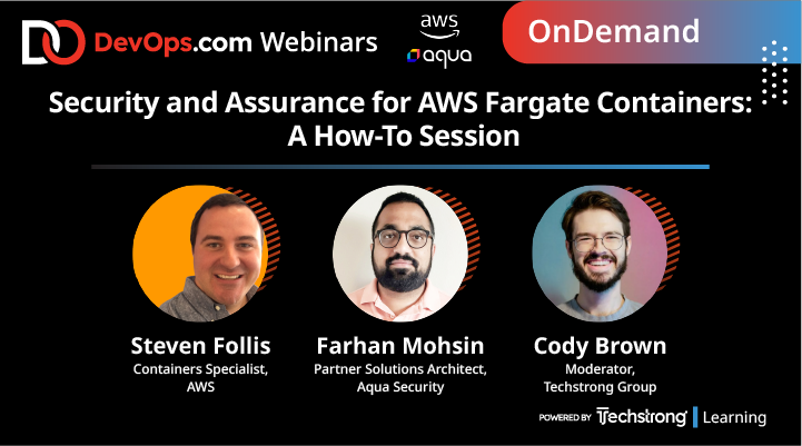 Webinar Security And Assurance For Aws Fargate Containers A How To
