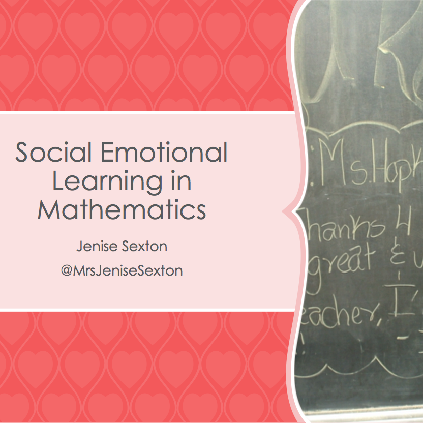 Webinar: Social Emotional Learning in Mathematics by Global Math Department
