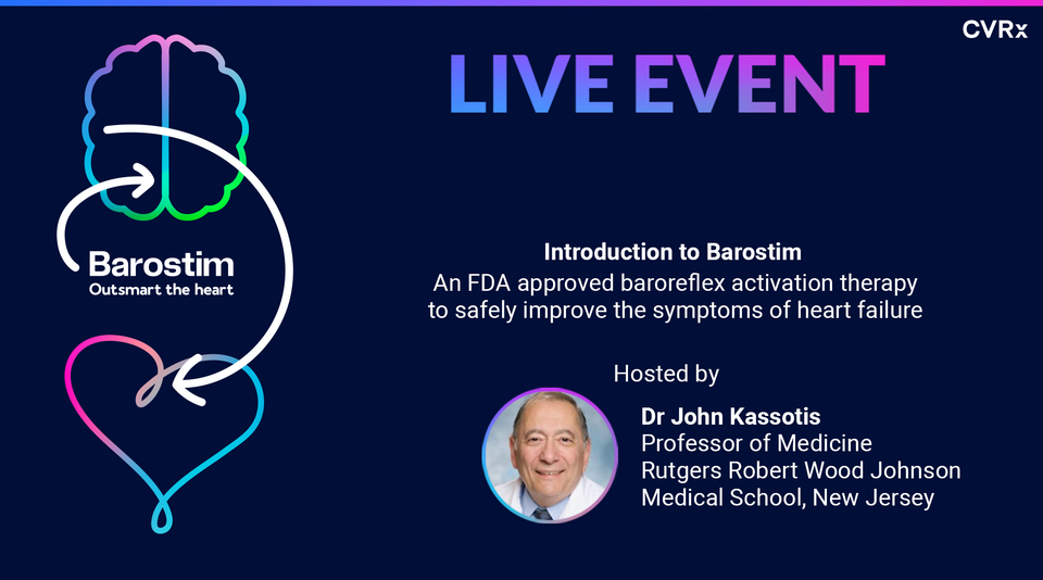 Webinar: Introduction to Barostim for the Treatment of Heart Failure by ...