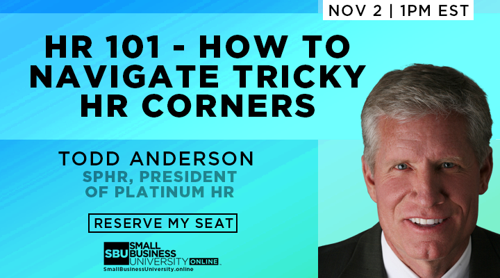 Webinar: HR 101 - How to navigate tricky HR corners by Small Business ...