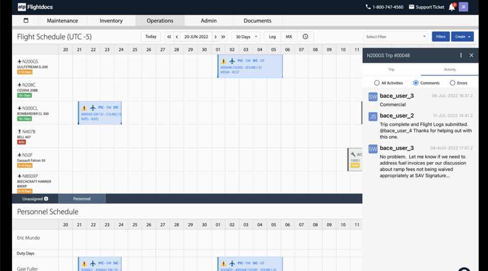 Webinar: New User Training: Flightdocs Operations by ATP