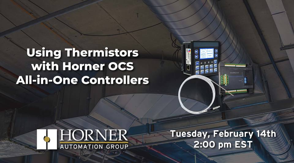 Webinar: Using Thermistors with Horner OCS All-in-one Controllers by Horner Automation