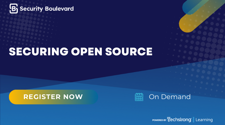 Webinar Securing Open Source By Techstrong Learning